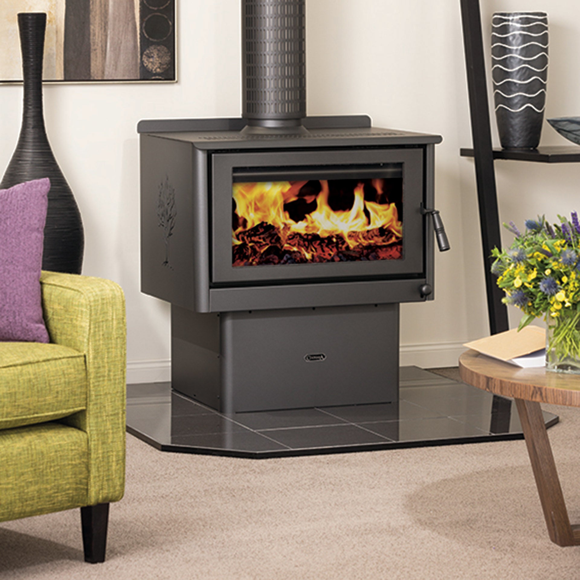 Coonara Settler C600 Freestanding Wood Heater – Country Wide Heaters
