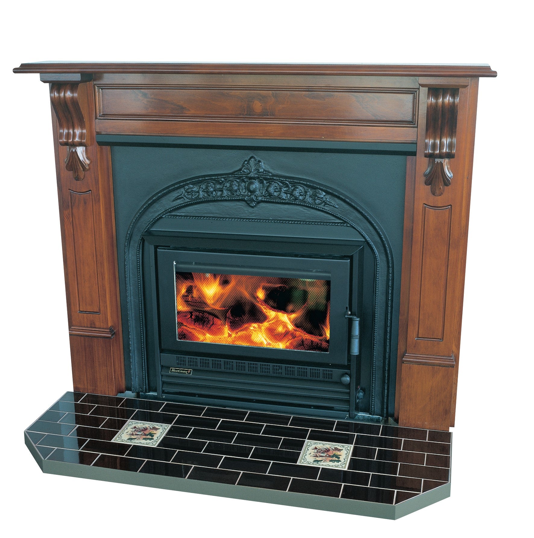 Heatcharm I500 Victorian Inbuilt Wood Heater – Country Wide Heaters
