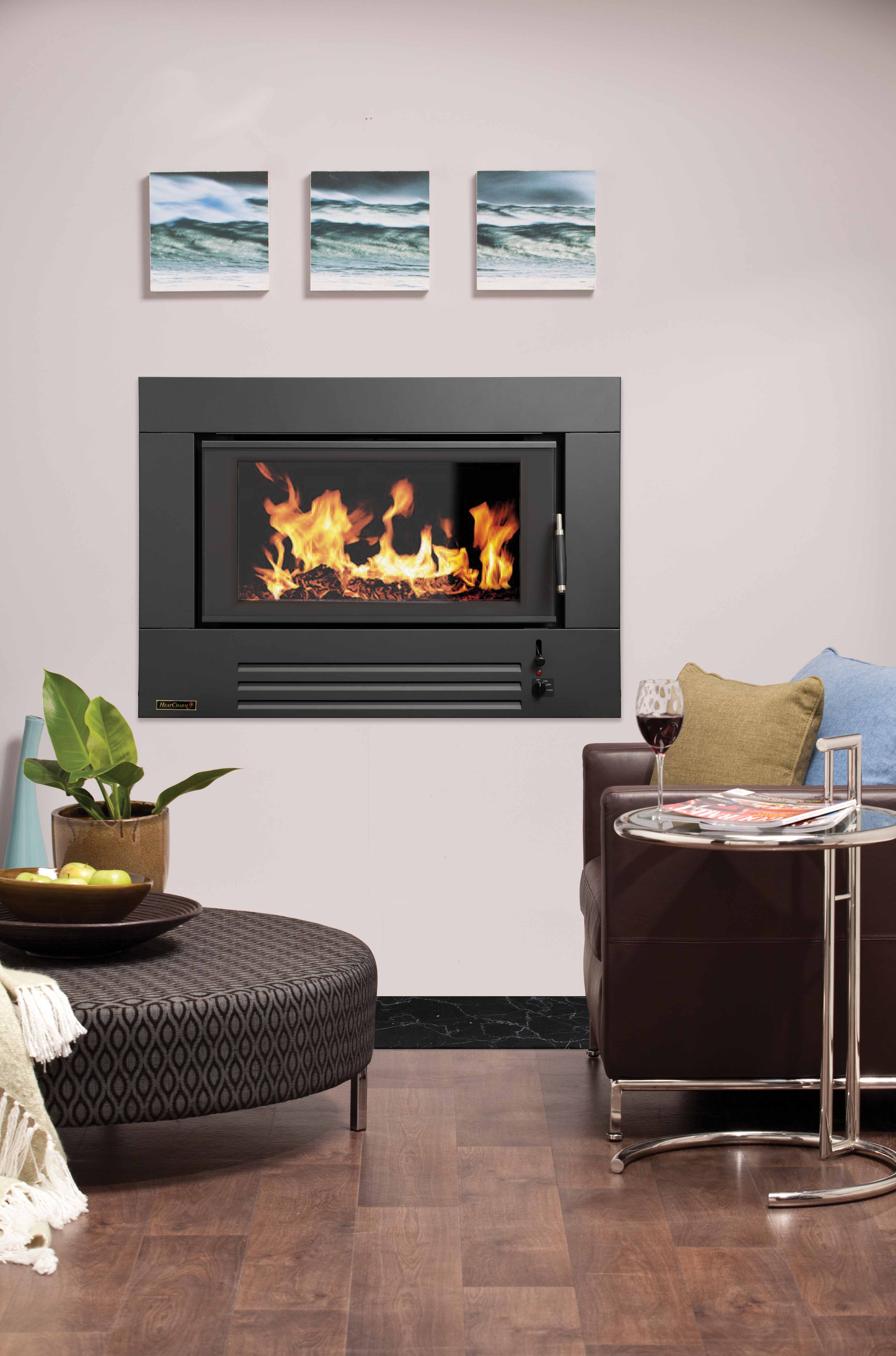 Heatcharm I600 Series 8 Inbuilt Wood Heater – Country Wide Heaters
