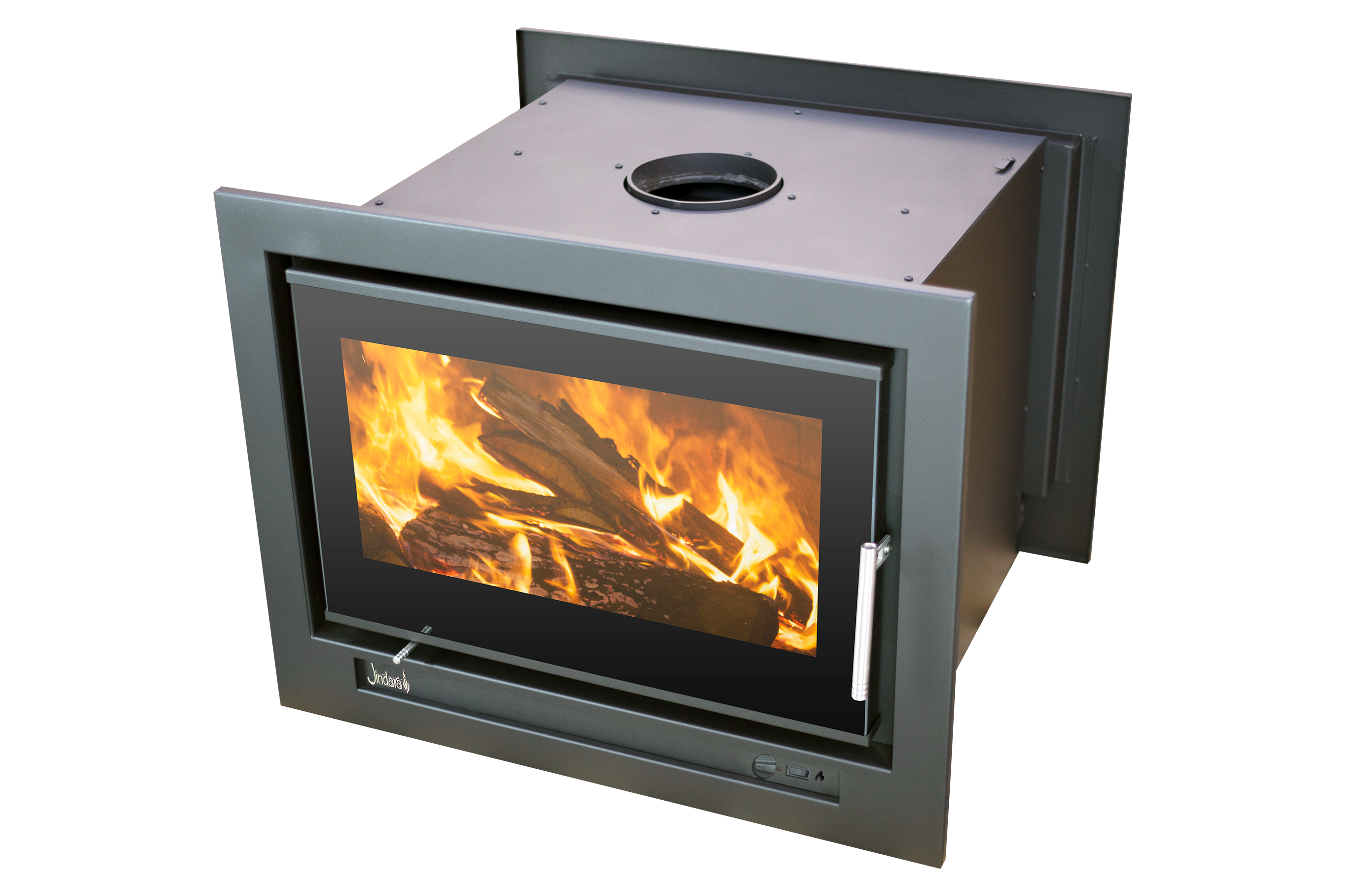 Jindara Spectre Double Sided Insert Wood Heater – Country Wide Heaters