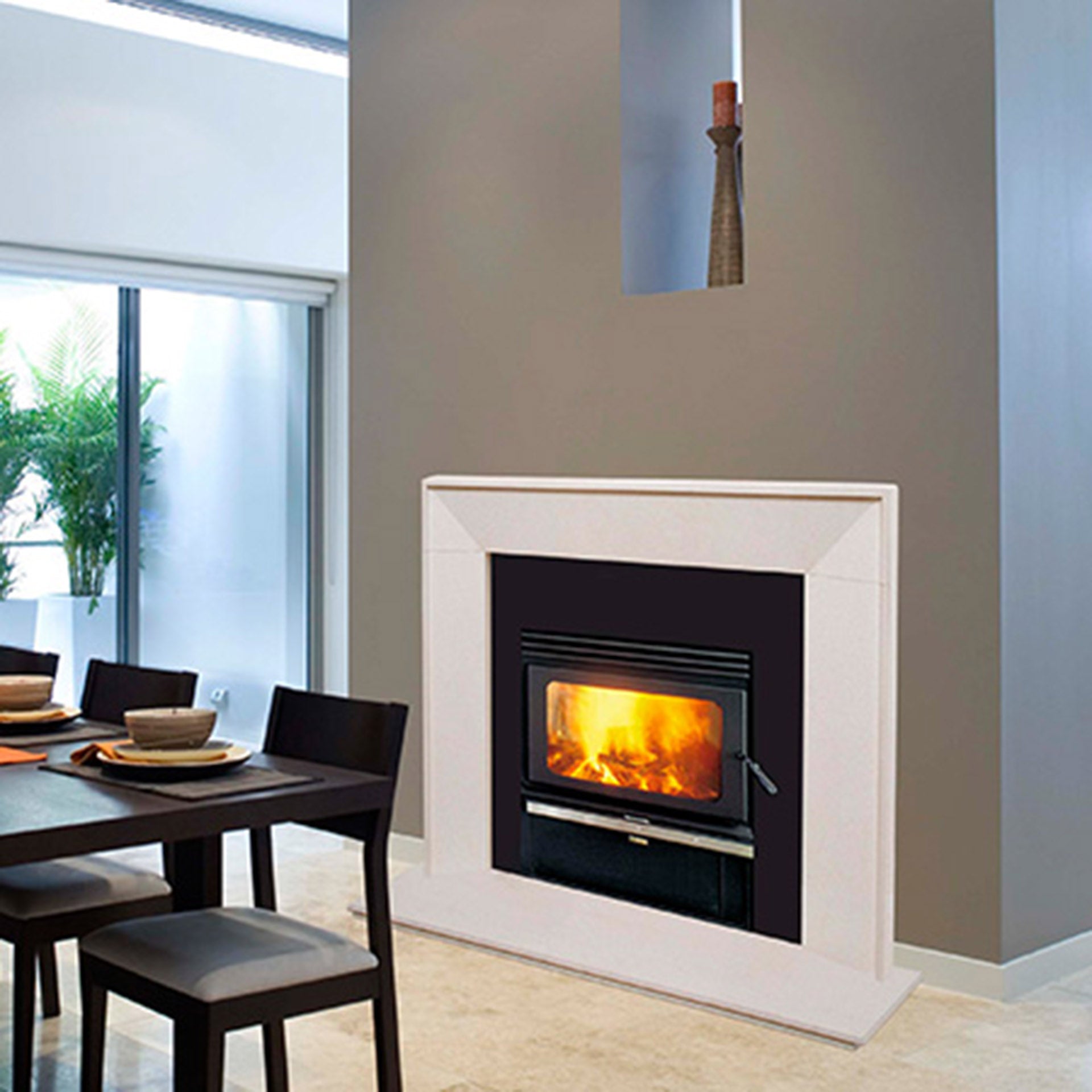 Kemlan Coupe Double-Sided Wood Heater – Country Wide Heaters