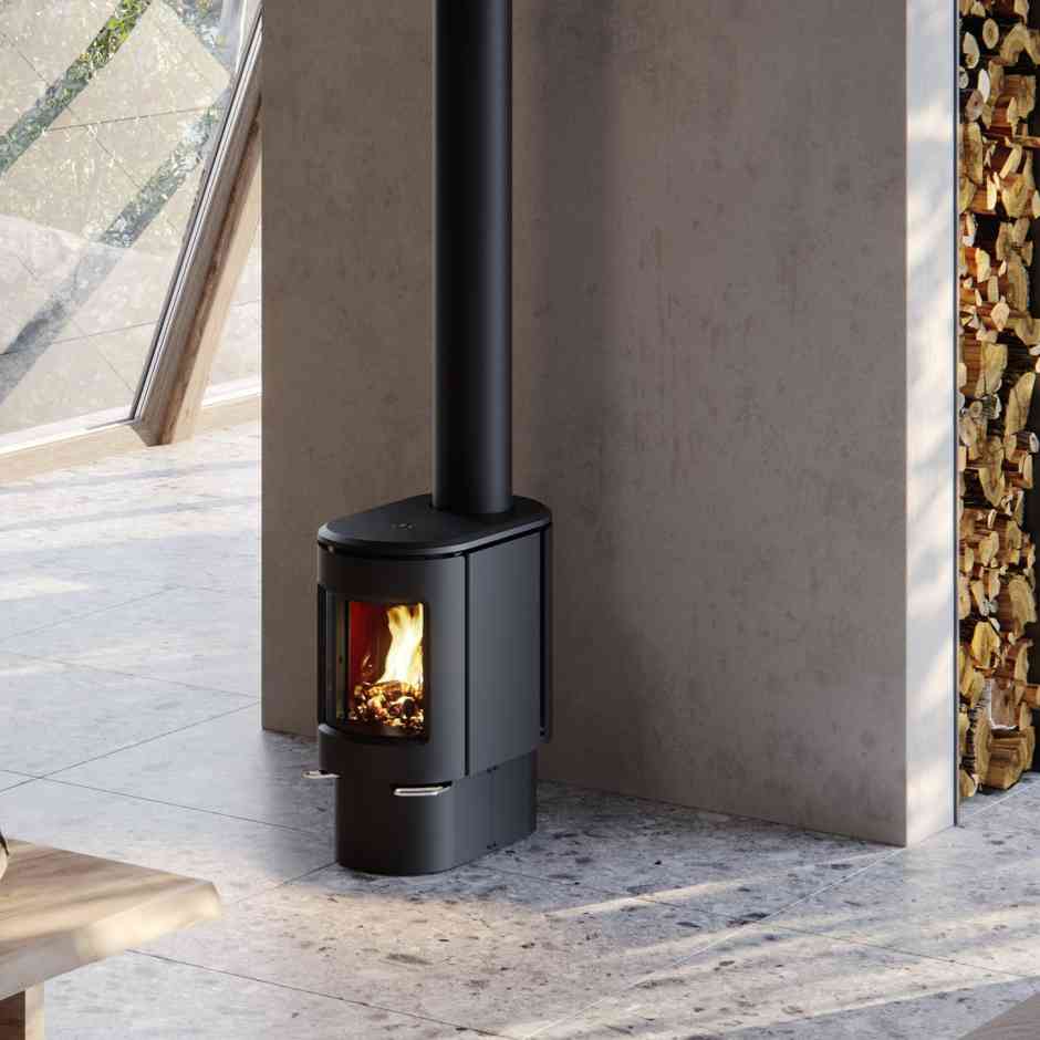 Nectre Form 1 Freestanding Wood Heater – Country Wide Heaters