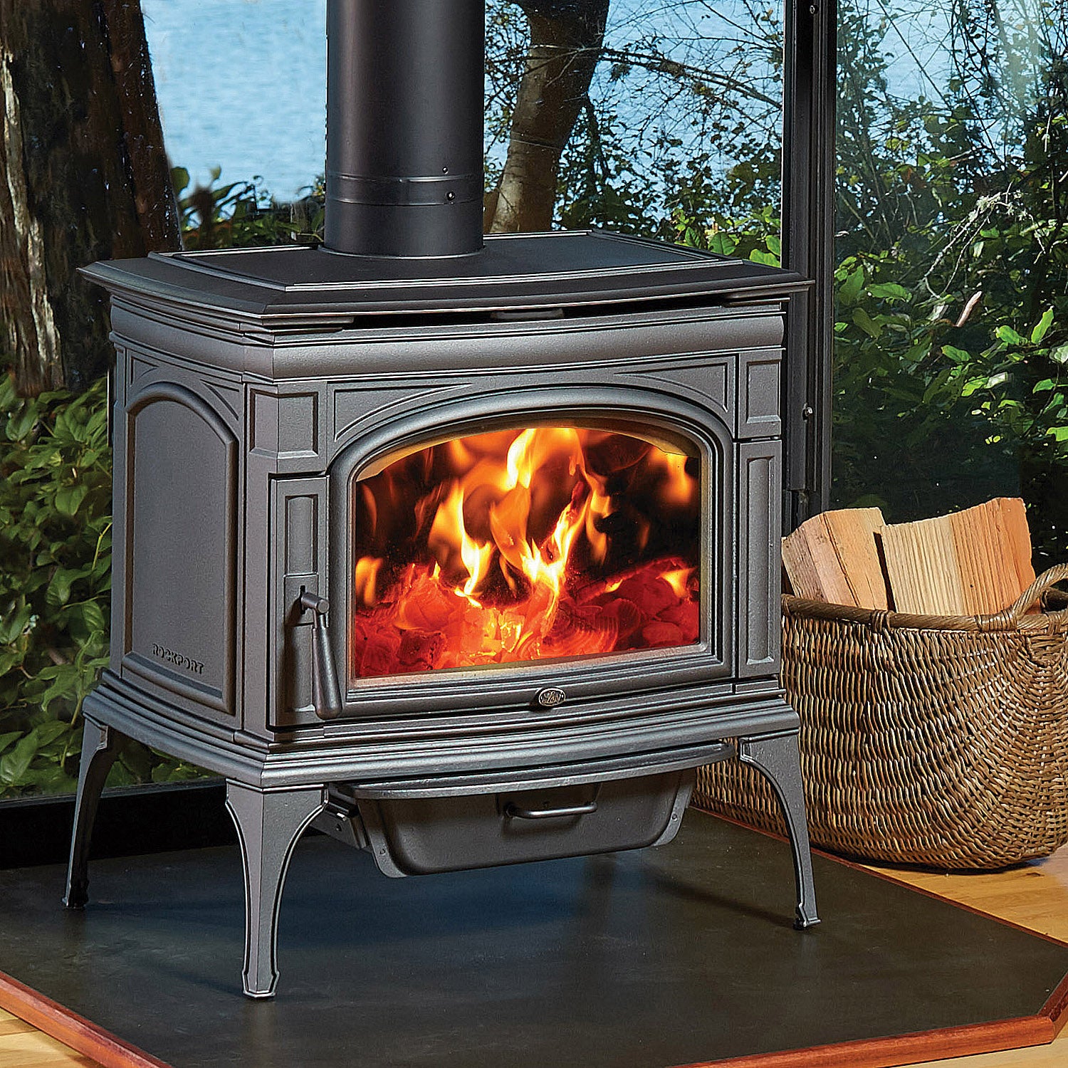 Lopi Rockport Freestanding Wood Heater – Country Wide Heaters